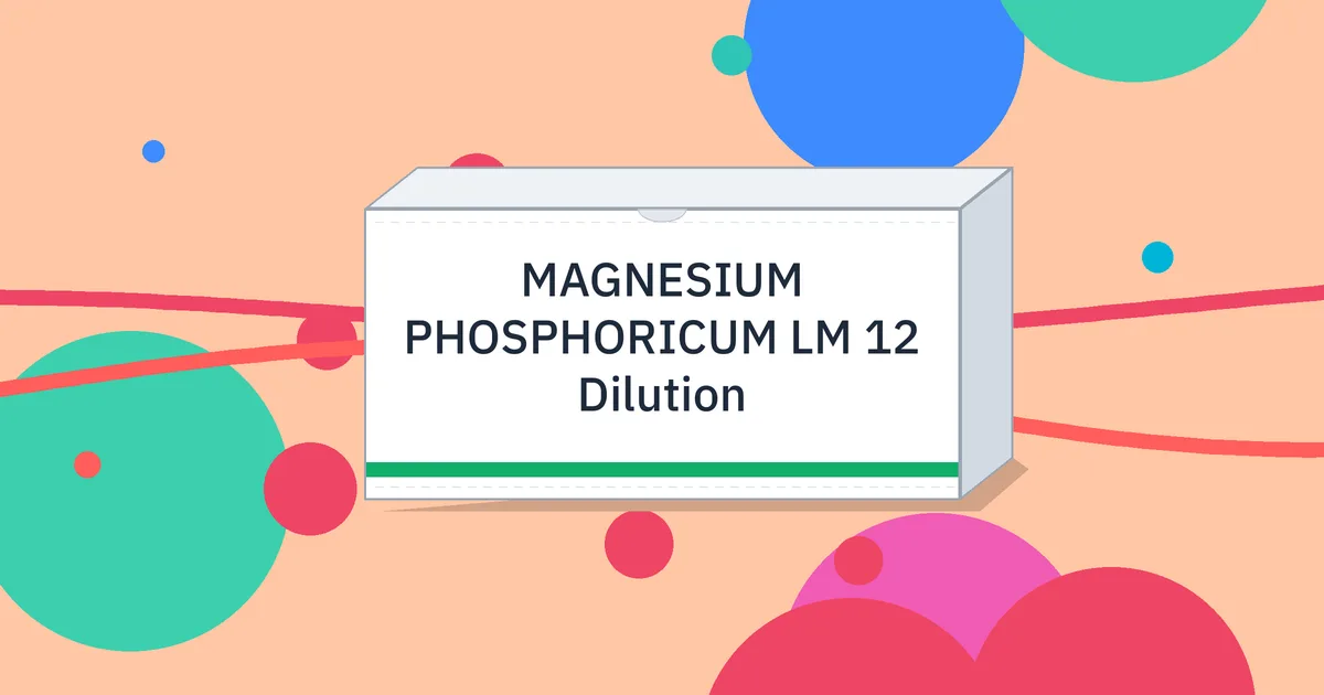Symbolbild: Packung mit der Aufschrift MAGNESIUM PHOSPHORICUM LM 12 Dilution (PZN 08807222) – Verfügbarkeit und Bezug in Apotheken in Frankfurt am Main