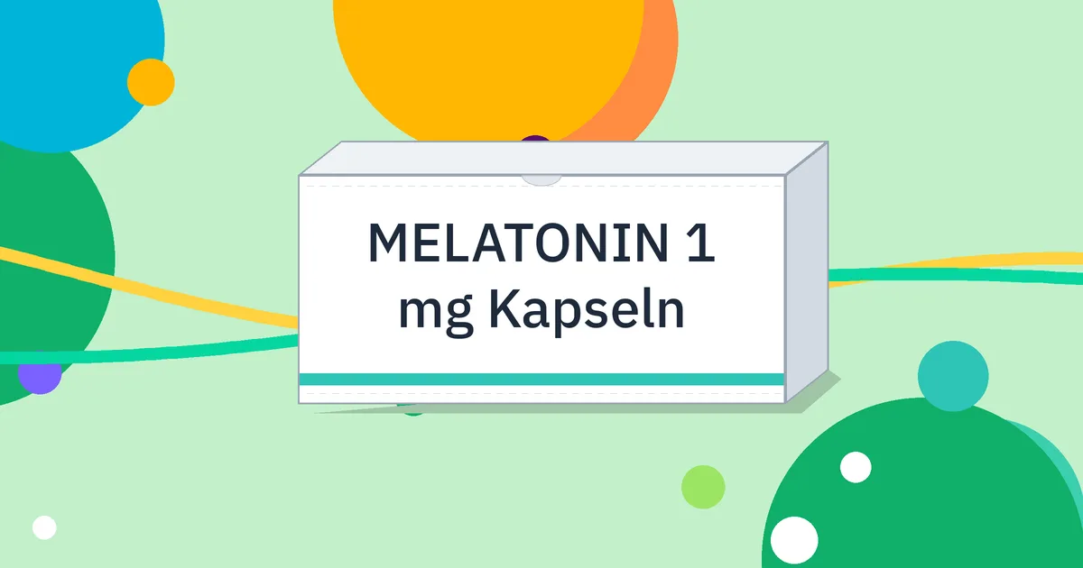Symbolbild: Packung mit der Aufschrift MELATONIN 1 mg Kapseln (PZN 20013743) – Verfügbarkeit und Bezug in Apotheken in Frankfurt am Main