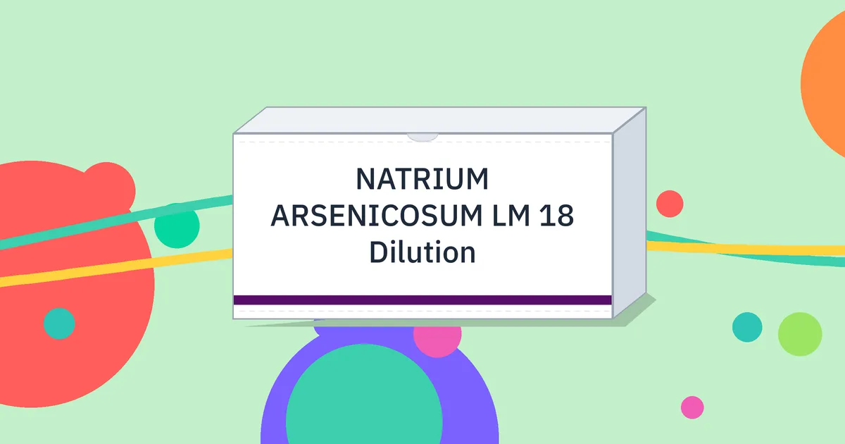 Symbolbild: Packung mit der Aufschrift NATRIUM ARSENICOSUM LM 18 Dilution (PZN 09430073) – Verfügbarkeit und Bezug in Apotheken in Frankfurt am Main