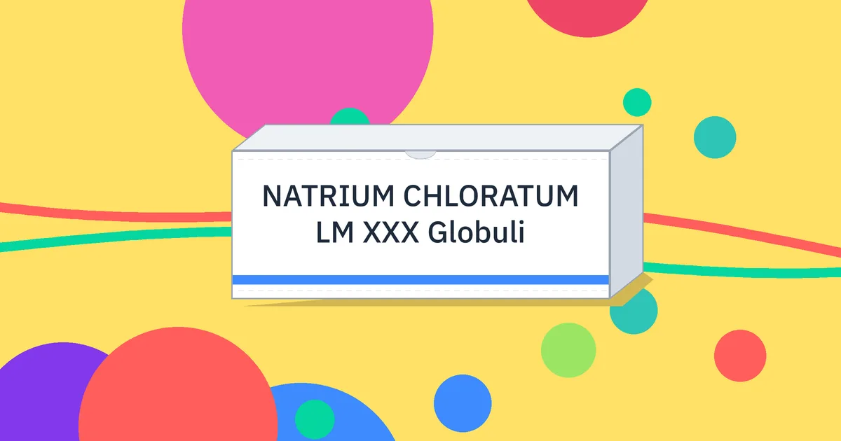Symbolbild: Packung mit der Aufschrift NATRIUM CHLORATUM LM XXX Globuli (PZN 02678522) – Verfügbarkeit und Bezug in Apotheken in Frankfurt am Main