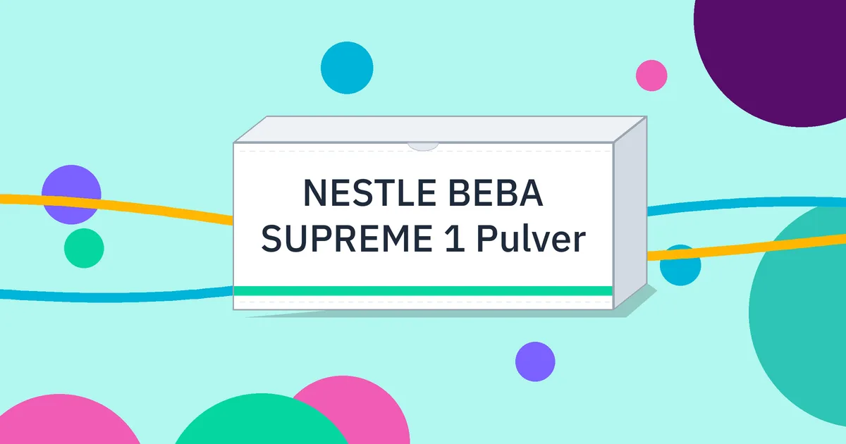 Symbolbild: Packung mit der Aufschrift NESTLE BEBA SUPREME 1 Pulver (PZN 14160606) – Verfügbarkeit und Bezug in Apotheken in Frankfurt am Main