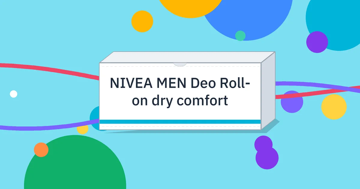 Symbolbild: Packung mit der Aufschrift NIVEA MEN Deo Roll-on dry comfort (PZN 11325892) – Verfügbarkeit und Bezug in Apotheken in Frankfurt am Main
