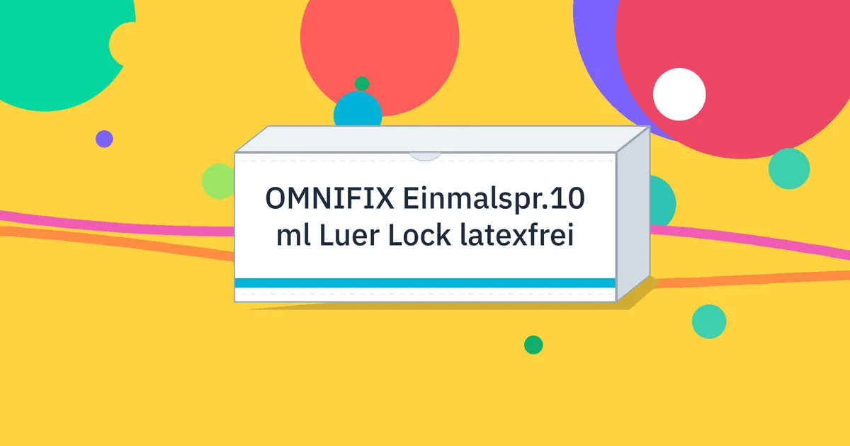 Symbolbild: Packung mit der Aufschrift OMNIFIX Einmalspr.10 ml Luer Lock latexfrei (PZN 18322106) – Verfügbarkeit und Bezug in Apotheken in Frankfurt am Main