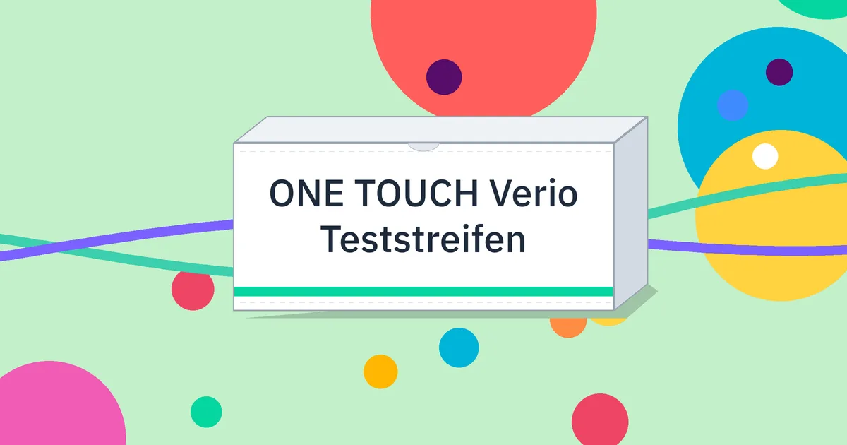 Symbolbild: Packung mit der Aufschrift ONE TOUCH Verio Teststreifen (PZN 03560521) – Verfügbarkeit und Bezug in Apotheken in Frankfurt am Main