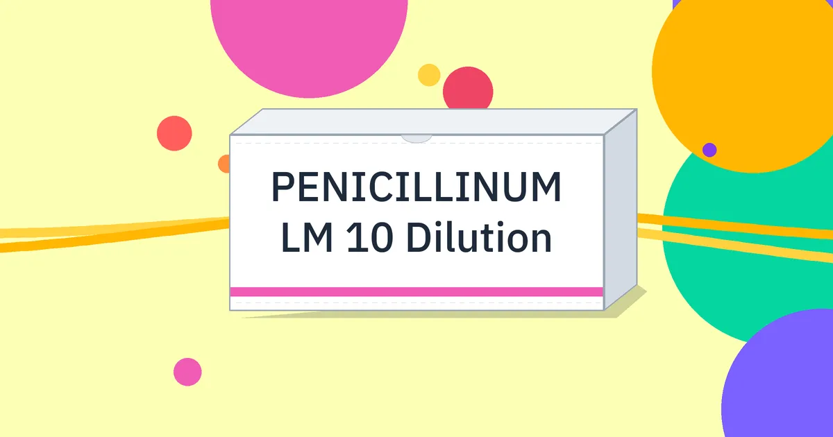 Symbolbild: Packung mit der Aufschrift PENICILLINUM LM 10 Dilution (PZN 12977214) – Verfügbarkeit und Bezug in Apotheken in Frankfurt am Main