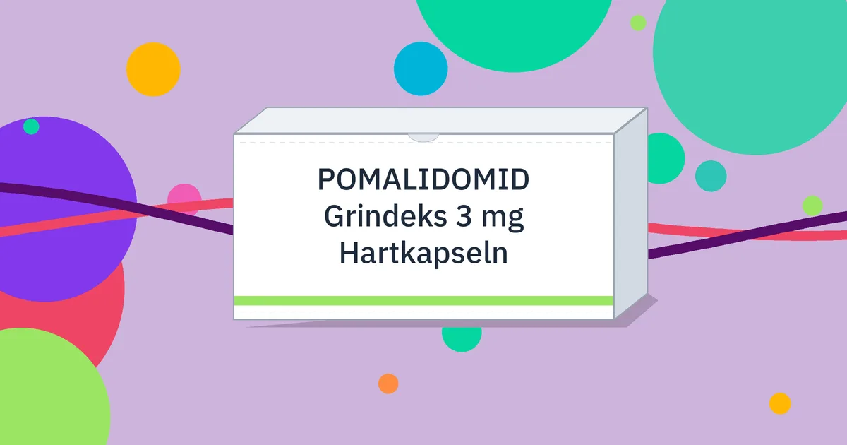Symbolbild: Packung mit der Aufschrift POMALIDOMID Grindeks 3 mg Hartkapseln (PZN 19991393) – Verfügbarkeit und Bezug in Apotheken in Frankfurt am Main