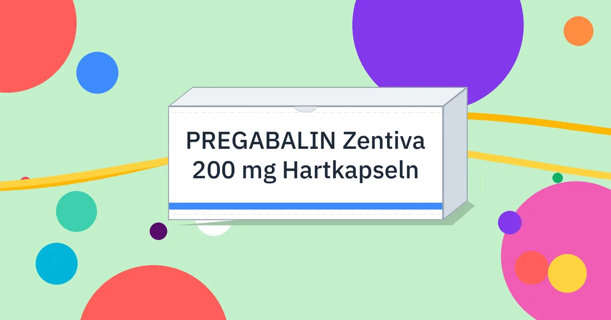 Symbolbild: Packung mit der Aufschrift PREGABALIN Zentiva 200 mg Hartkapseln (PZN 16320959) – Verfügbarkeit und Bezug in Apotheken in Frankfurt am Main