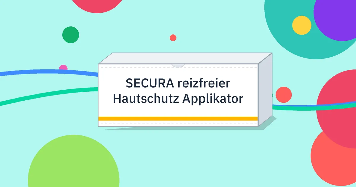 Symbolbild: Packung mit der Aufschrift SECURA reizfreier Hautschutz Applikator (PZN 18035111) – Verfügbarkeit und Bezug in Apotheken in Frankfurt am Main