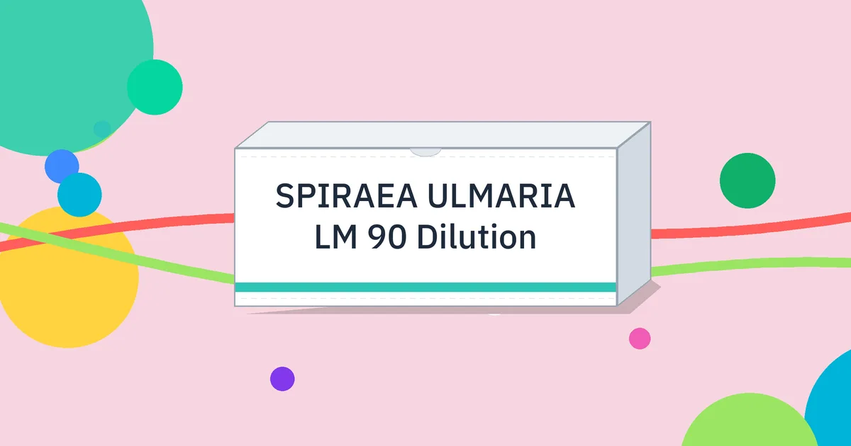 Symbolbild: Packung mit der Aufschrift SPIRAEA ULMARIA LM 90 Dilution (PZN 13196335) – Verfügbarkeit und Bezug in Apotheken in Frankfurt am Main