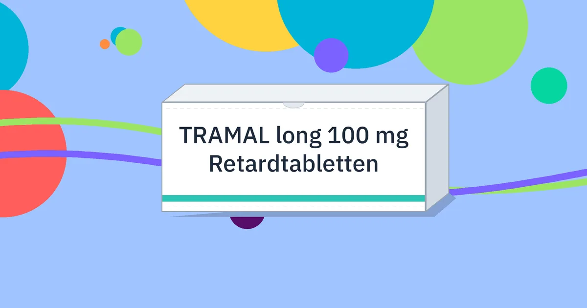 Symbolbild: Packung mit der Aufschrift TRAMAL long 100 mg Retardtabletten (PZN 04994486) – Verfügbarkeit und Bezug in Apotheken in Frankfurt am Main