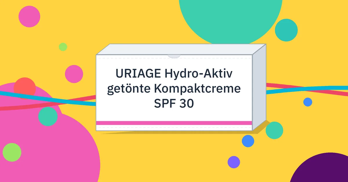 Symbolbild: Packung mit der Aufschrift URIAGE Hydro-Aktiv getönte Kompaktcreme SPF 30 (PZN 17557020) – Verfügbarkeit und Bezug in Apotheken in Frankfurt am Main