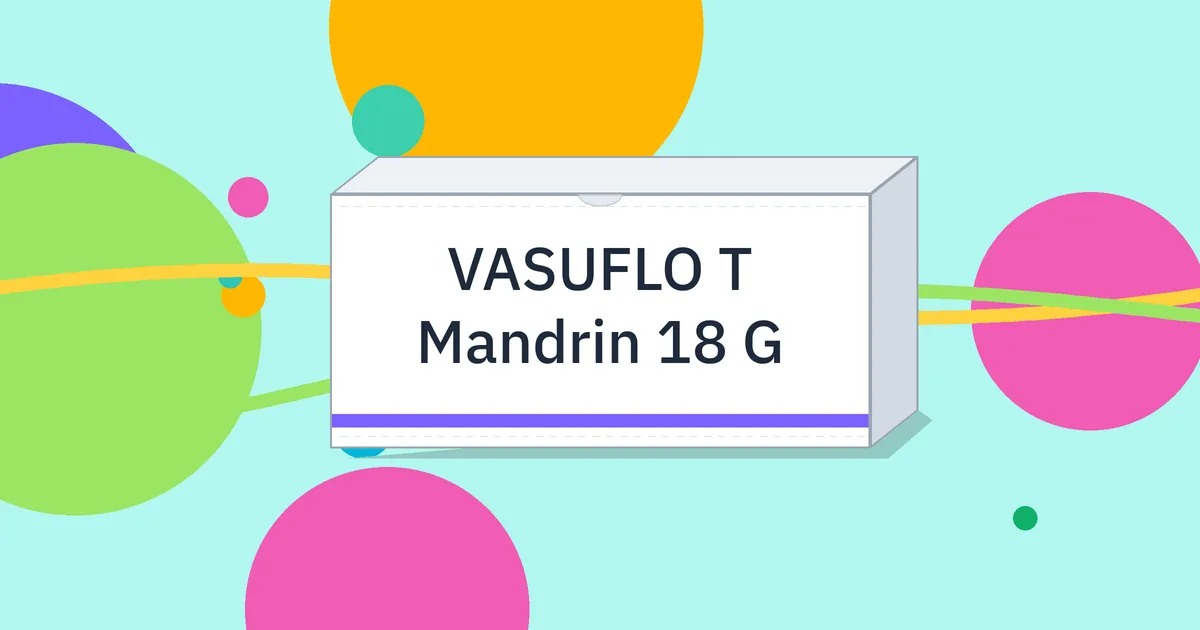 Symbolbild: Packung mit der Aufschrift VASUFLO T Mandrin 18 G (PZN 08495998) – Verfügbarkeit und Bezug in Apotheken in Frankfurt am Main