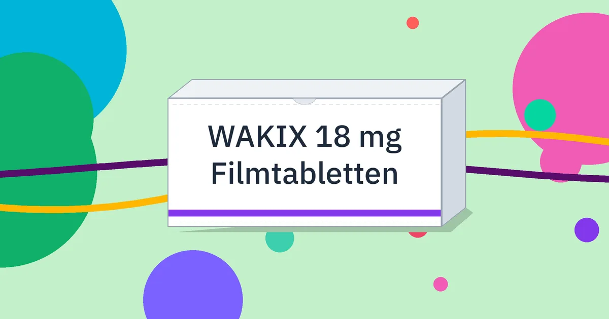 Symbolbild: Packung mit der Aufschrift WAKIX 18 mg Filmtabletten (PZN 16767264) – Verfügbarkeit und Bezug in Apotheken in Frankfurt am Main