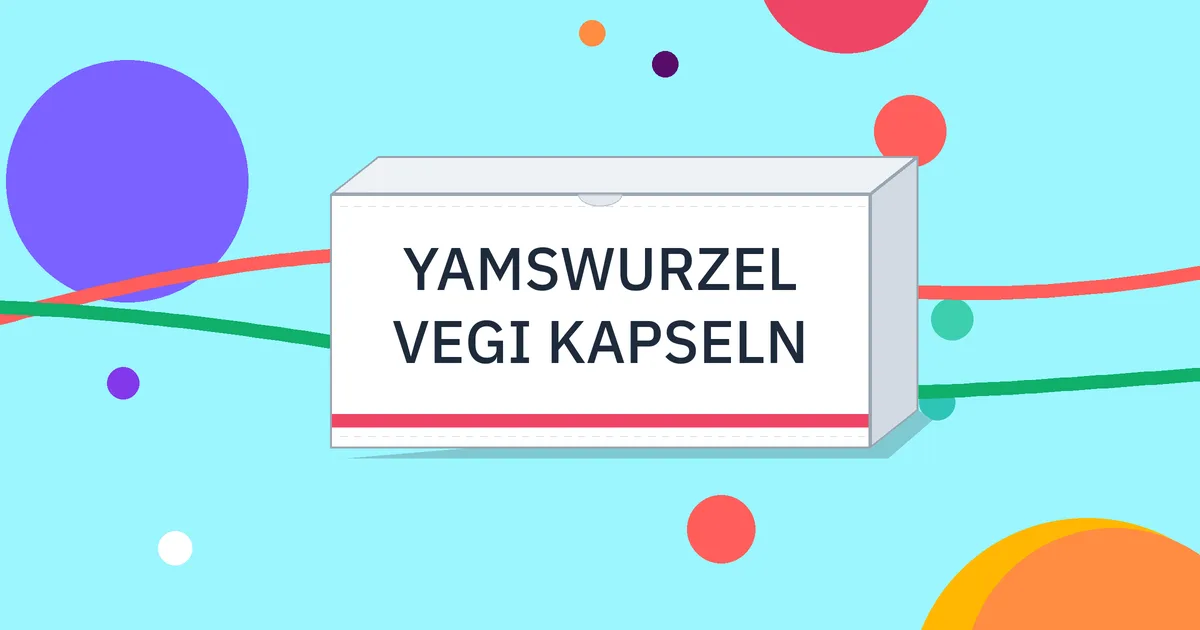 Symbolbild: Packung mit der Aufschrift YAMSWURZEL VEGI KAPSELN (PZN 03869454) – Verfügbarkeit und Bezug in Apotheken in Frankfurt am Main