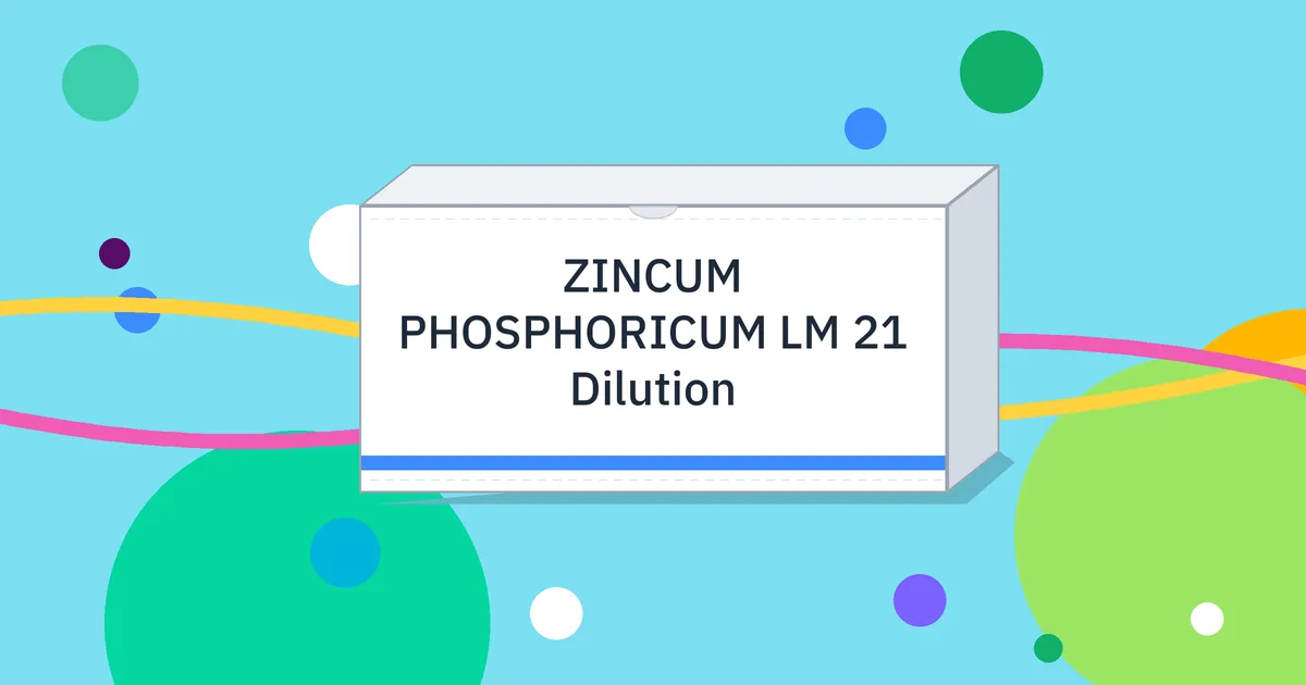 Symbolbild: Packung mit der Aufschrift ZINCUM PHOSPHORICUM LM 21 Dilution (PZN 13297591) – Verfügbarkeit und Bezug in Apotheken in Frankfurt am Main