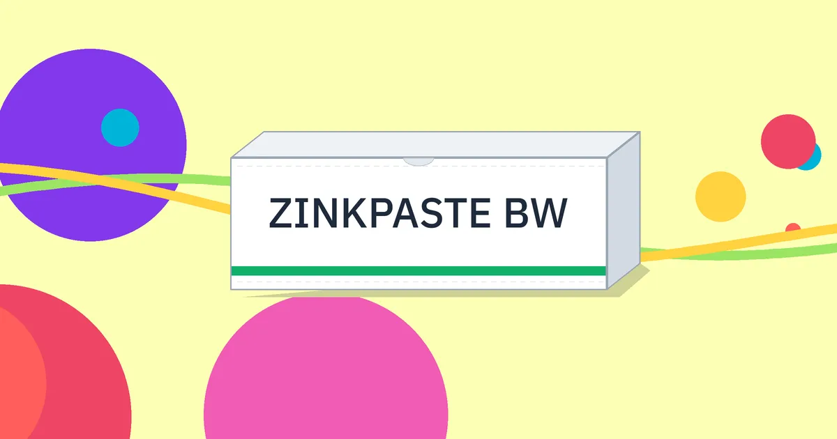 Symbolbild: Packung mit der Aufschrift ZINKPASTE BW (PZN 07714010) – Verfügbarkeit und Bezug in Apotheken in Frankfurt am Main