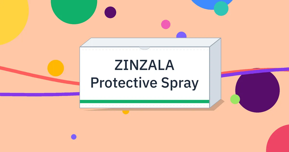 Symbolbild: Packung mit der Aufschrift ZINZALA Protective Spray (PZN 16698959) – Verfügbarkeit und Bezug in Apotheken in Frankfurt am Main