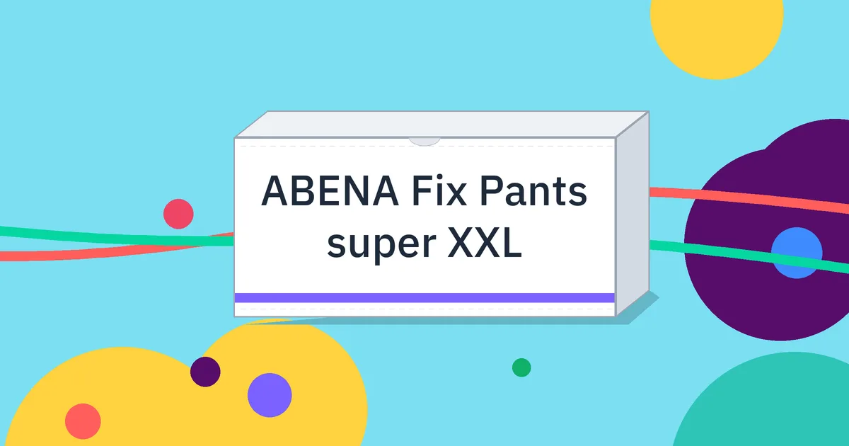 Symbolbild: Packung mit der Aufschrift ABENA Fix Pants super XXL (PZN 18161732) – Verfügbarkeit und Bezug in Apotheken in Frankfurt am Main