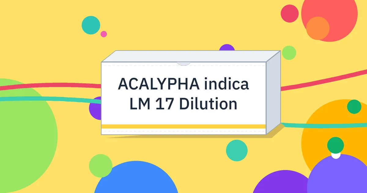 Symbolbild: Packung mit der Aufschrift ACALYPHA indica LM 17 Dilution (PZN 13262492) – Verfügbarkeit und Bezug in Apotheken in Frankfurt am Main