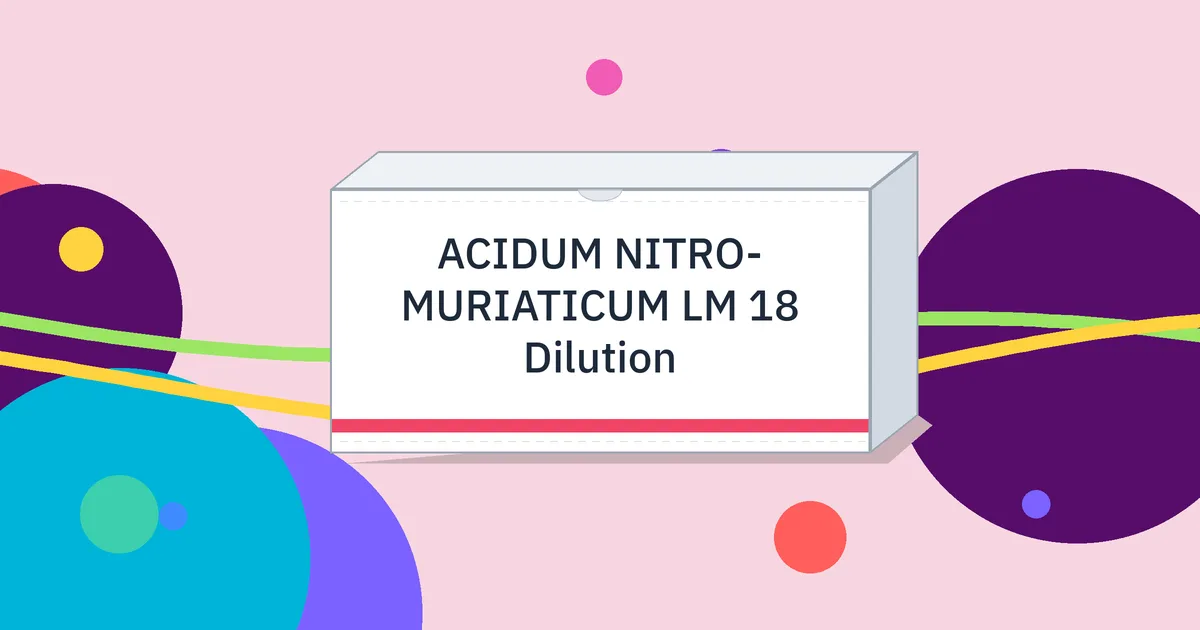Symbolbild: Packung mit der Aufschrift ACIDUM NITRO-MURIATICUM LM 18 Dilution (PZN 13280248) – Verfügbarkeit und Bezug in Apotheken in Frankfurt am Main