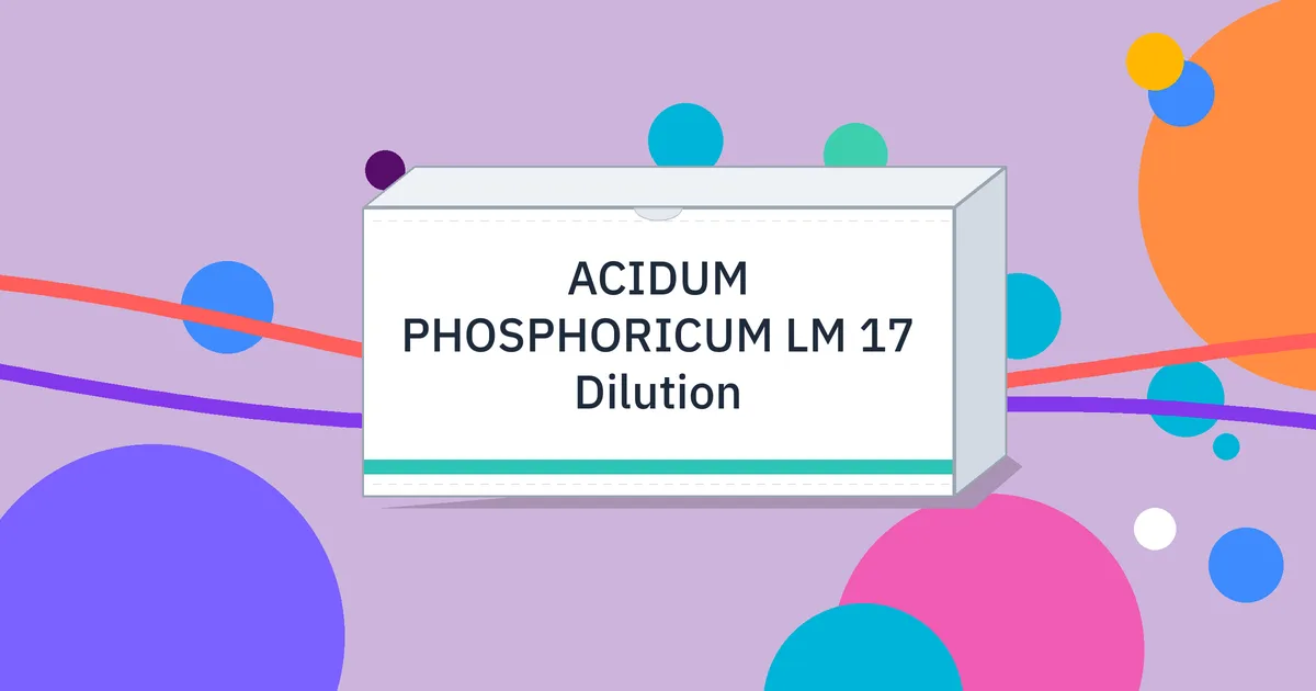 Symbolbild: Packung mit der Aufschrift ACIDUM PHOSPHORICUM LM 17 Dilution (PZN 12753236) – Verfügbarkeit und Bezug in Apotheken in Frankfurt am Main