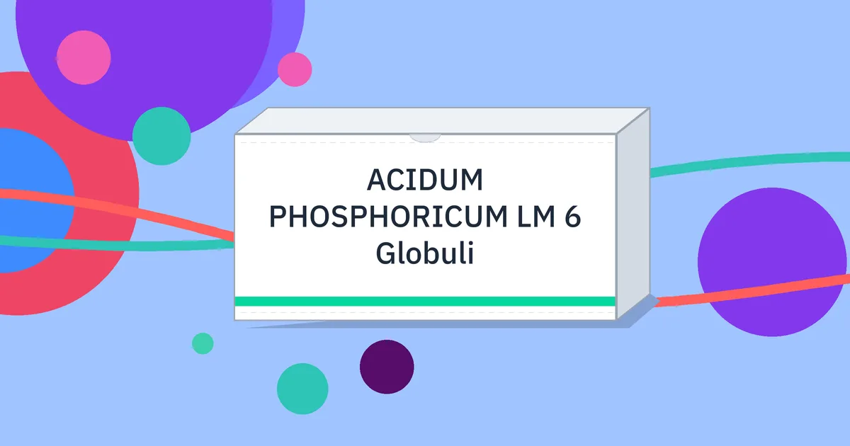 Symbolbild: Packung mit der Aufschrift ACIDUM PHOSPHORICUM LM 6 Globuli (PZN 20785440) – Verfügbarkeit und Bezug in Apotheken in Frankfurt am Main