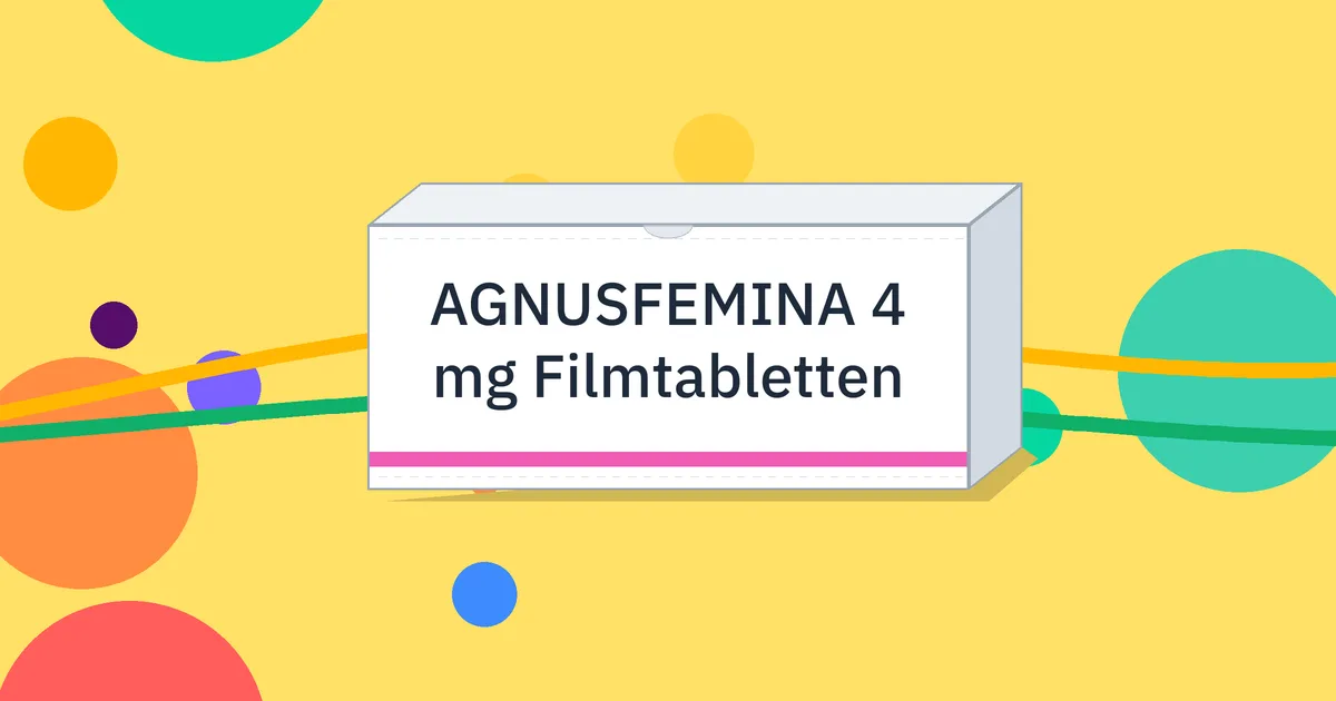 Symbolbild: Packung mit der Aufschrift AGNUSFEMINA 4 mg Filmtabletten (PZN 03779461) – Verfügbarkeit und Bezug in Apotheken in Frankfurt am Main