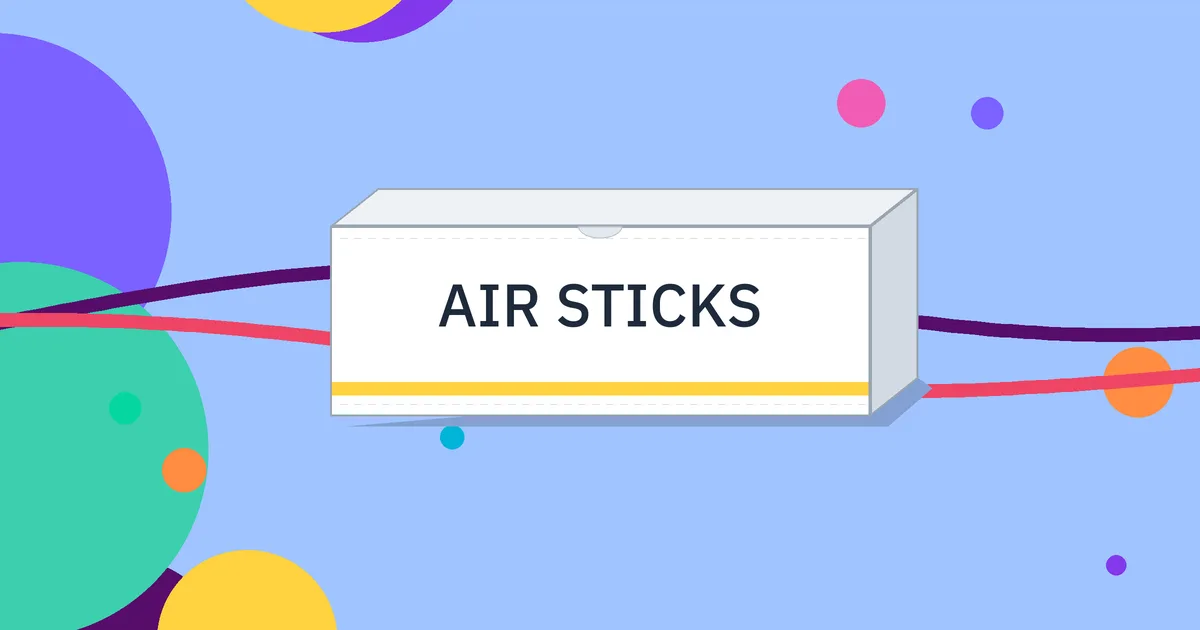 Symbolbild: Packung mit der Aufschrift AIR STICKS (PZN 10400321) – Verfügbarkeit und Bezug in Apotheken in Frankfurt am Main