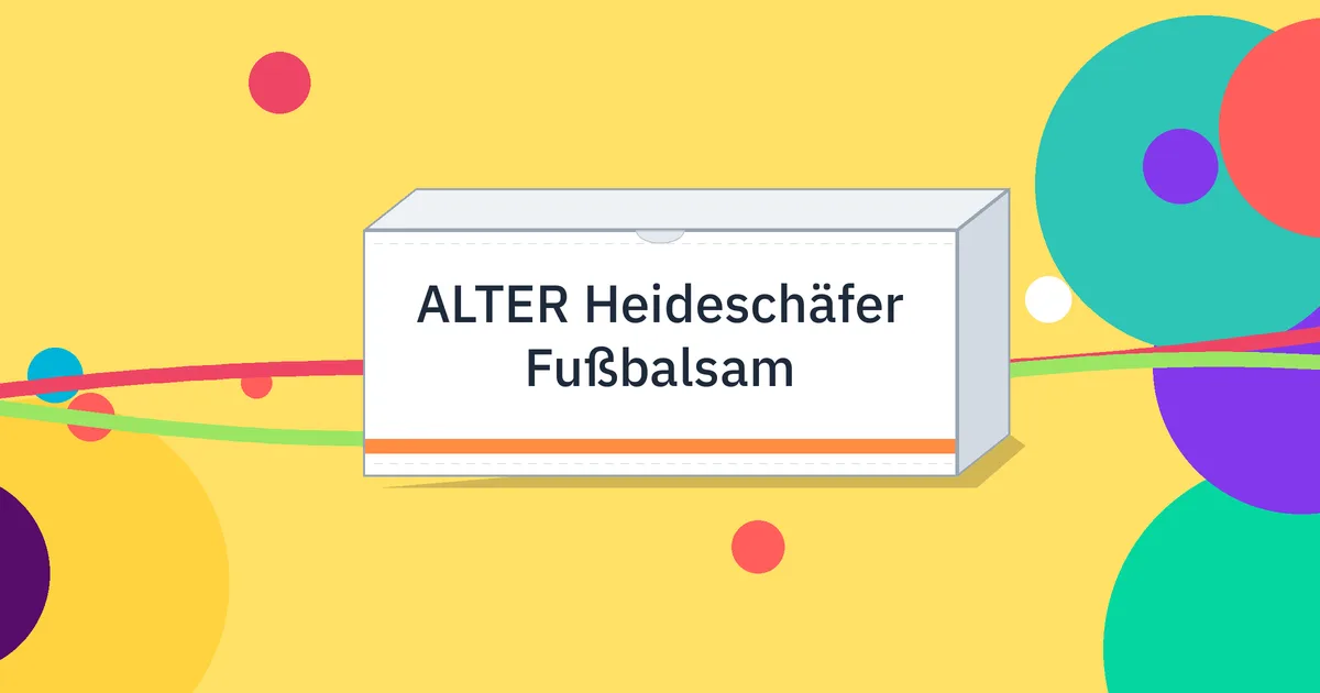 Symbolbild: Packung mit der Aufschrift ALTER Heideschäfer Fußbalsam (PZN 05949654) – Verfügbarkeit und Bezug in Apotheken in Frankfurt am Main