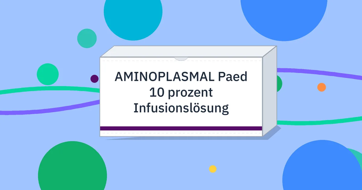 Symbolbild: Packung mit der Aufschrift AMINOPLASMAL Paed 10 prozent Infusionslösung (PZN 11048211) – Verfügbarkeit und Bezug in Apotheken in Frankfurt am Main