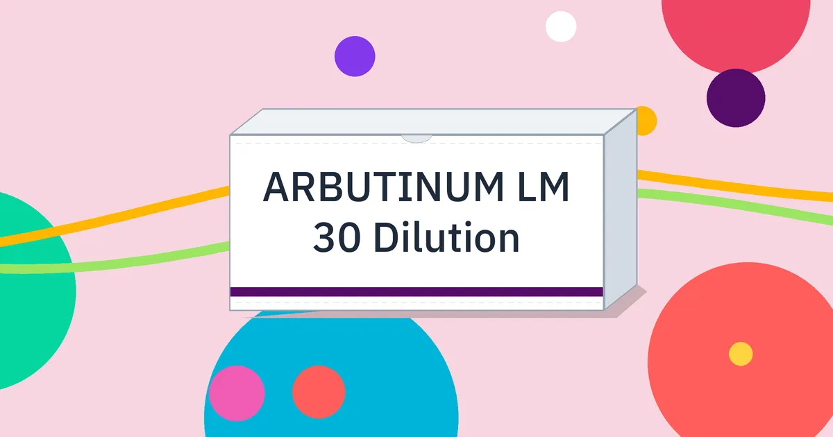 Symbolbild: Packung mit der Aufschrift ARBUTINUM LM 30 Dilution (PZN 13387058) – Verfügbarkeit und Bezug in Apotheken in Frankfurt am Main