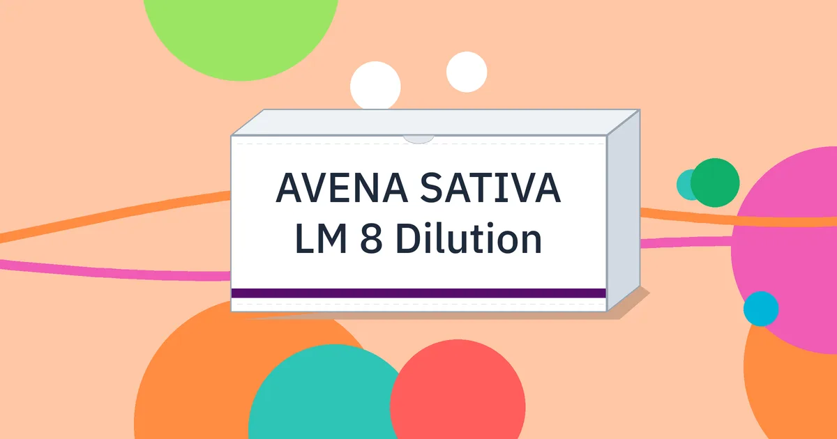 Symbolbild: Packung mit der Aufschrift AVENA SATIVA LM 8 Dilution (PZN 12786690) – Verfügbarkeit und Bezug in Apotheken in Frankfurt am Main