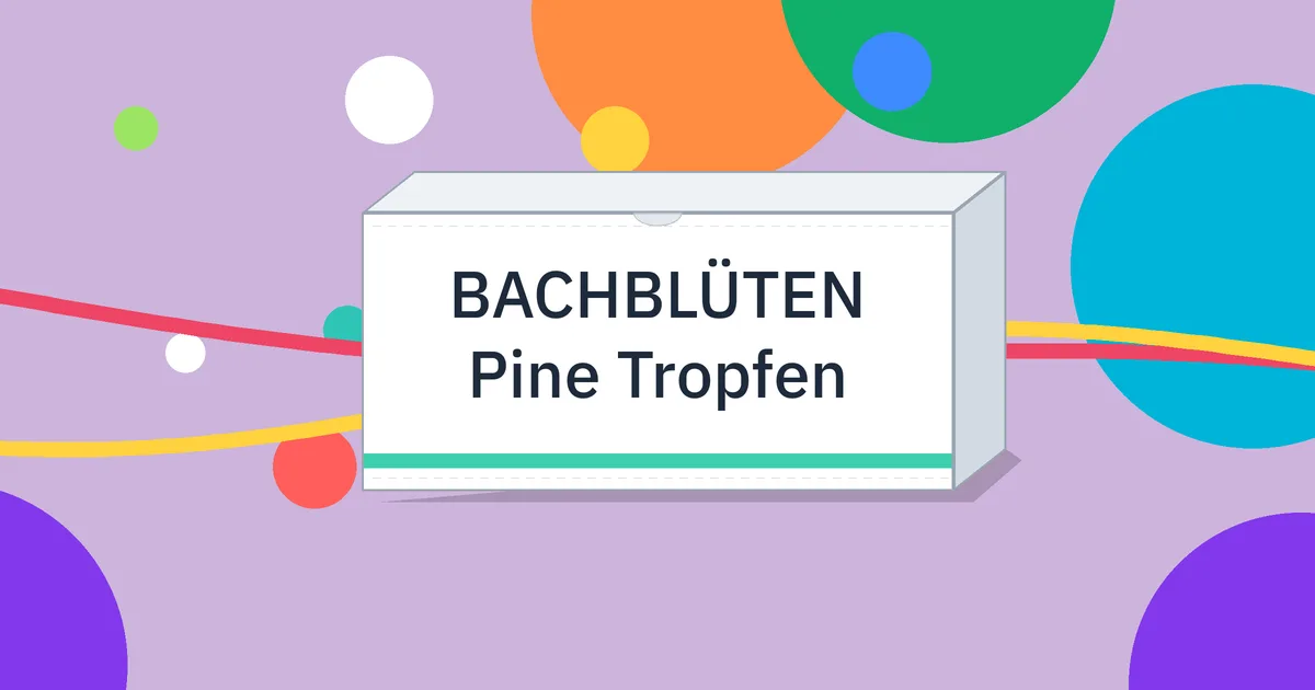 Symbolbild: Packung mit der Aufschrift BACHBLÜTEN Pine Tropfen (PZN 00125925) – Verfügbarkeit und Bezug in Apotheken in Frankfurt am Main