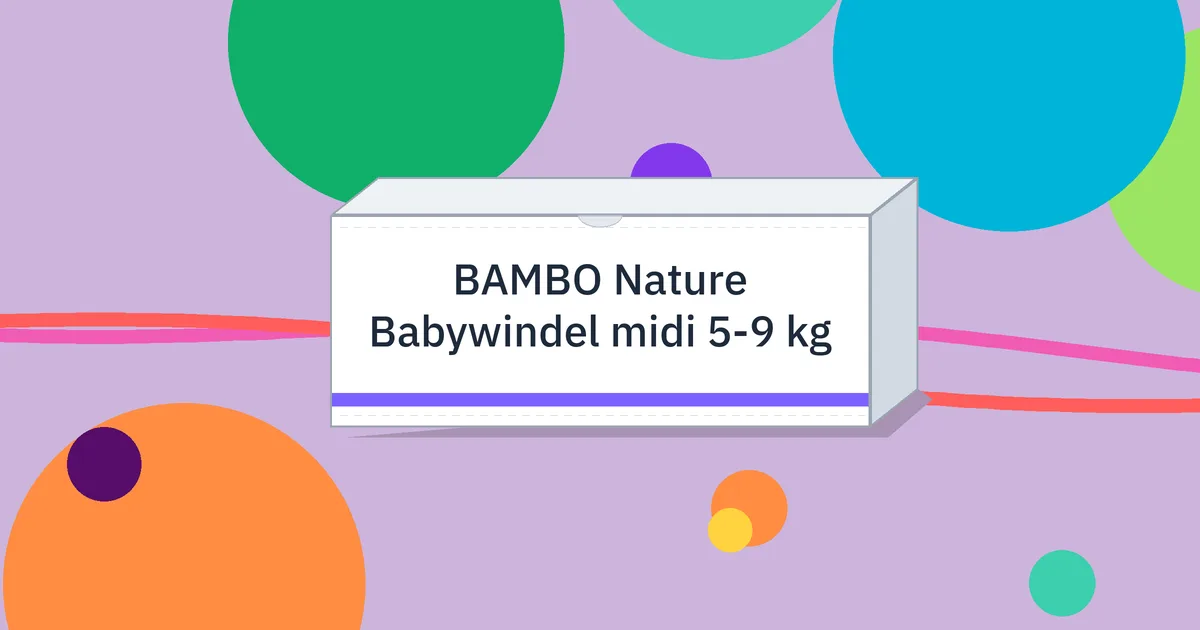 Symbolbild: Packung mit der Aufschrift BAMBO Nature Babywindel midi 5-9 kg (PZN 08627394) – Verfügbarkeit und Bezug in Apotheken in Frankfurt am Main