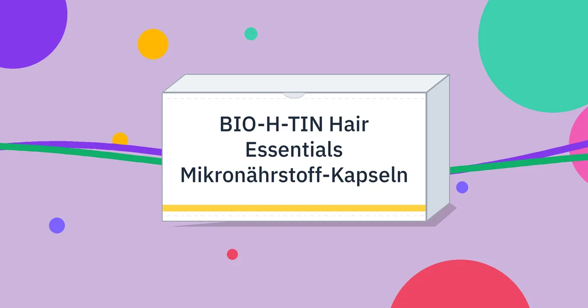 Symbolbild: Packung mit der Aufschrift BIO-H-TIN Hair Essentials Mikronährstoff-Kapseln (PZN 16964214) – Verfügbarkeit und Bezug in Apotheken in Frankfurt am Main