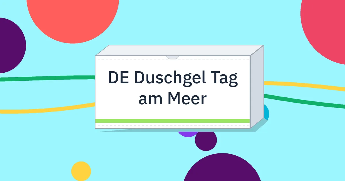 Symbolbild: Packung mit der Aufschrift DE Duschgel Tag am Meer (PZN 18451855) – Verfügbarkeit und Bezug in Apotheken in Frankfurt am Main