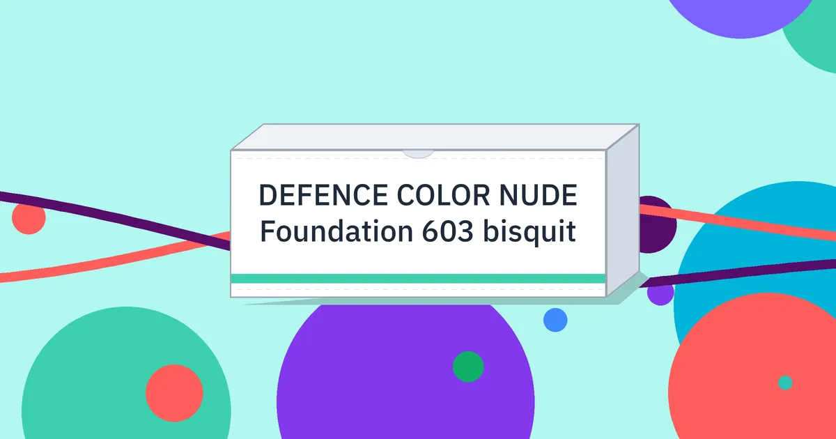 Symbolbild: Packung mit der Aufschrift DEFENCE COLOR NUDE Foundation 603 bisquit (PZN 11890913) – Verfügbarkeit und Bezug in Apotheken in Frankfurt am Main
