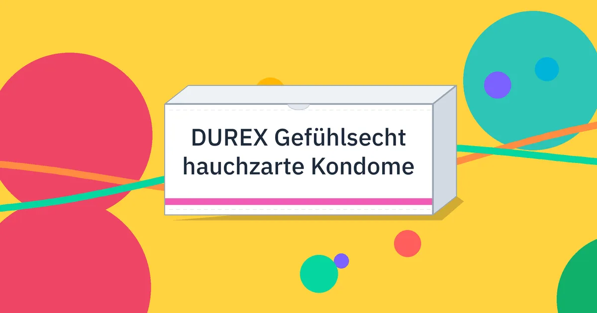 Symbolbild: Packung mit der Aufschrift DUREX Gefühlsecht hauchzarte Kondome (PZN 16388041) – Verfügbarkeit und Bezug in Apotheken in Frankfurt am Main