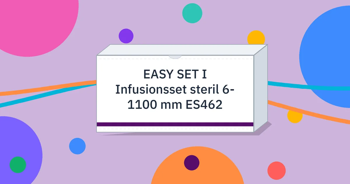 Symbolbild: Packung mit der Aufschrift EASY SET I Infusionsset steril 6-1100 mm ES462 (PZN 17149580) – Verfügbarkeit und Bezug in Apotheken in Frankfurt am Main