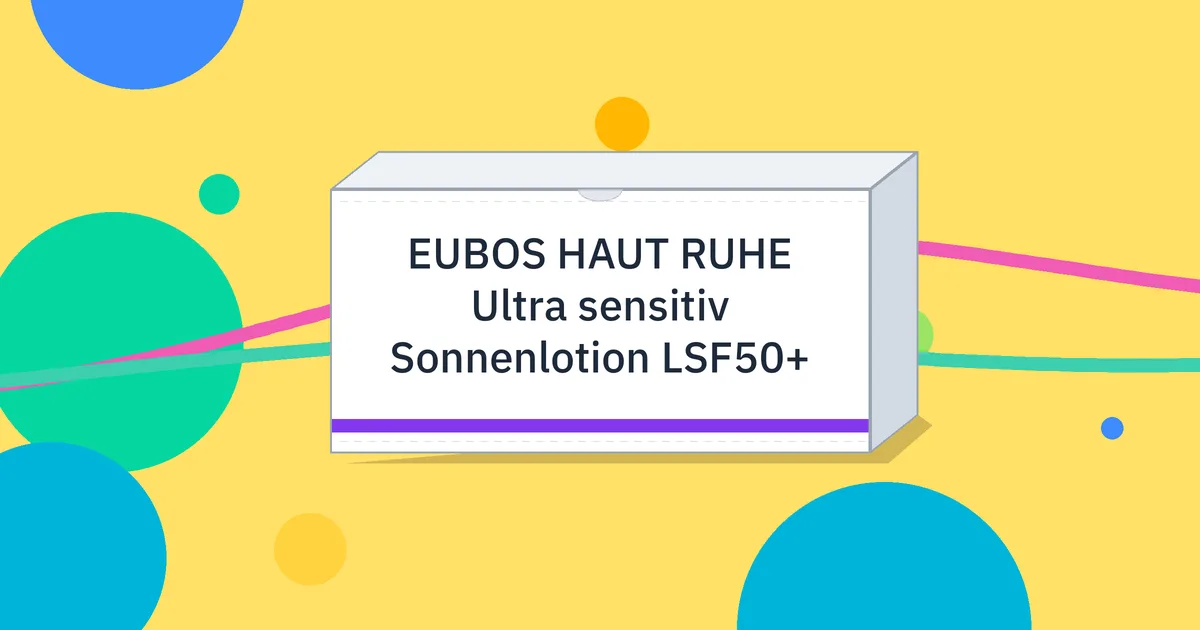 Symbolbild: Packung mit der Aufschrift EUBOS HAUT RUHE Ultra sensitiv Sonnenlotion LSF50+ (PZN 19645567) – Verfügbarkeit und Bezug in Apotheken in Frankfurt am Main
