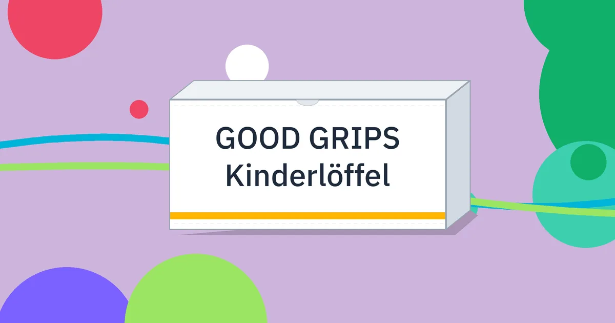 Symbolbild: Packung mit der Aufschrift GOOD GRIPS Kinderlöffel (PZN 00907355) – Verfügbarkeit und Bezug in Apotheken in Frankfurt am Main
