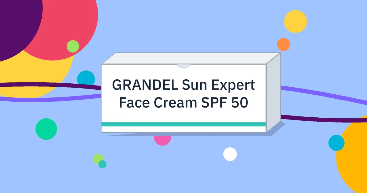 Symbolbild: Packung mit der Aufschrift GRANDEL Sun Expert Face Cream SPF 50 (PZN 19460419) – Verfügbarkeit und Bezug in Apotheken in Frankfurt am Main