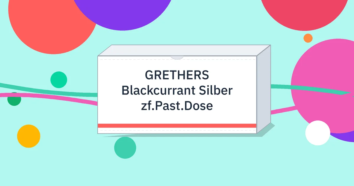 Symbolbild: Packung mit der Aufschrift GRETHERS Blackcurrant Silber zf.Past.Dose (PZN 00560420) – Verfügbarkeit und Bezug in Apotheken in Frankfurt am Main