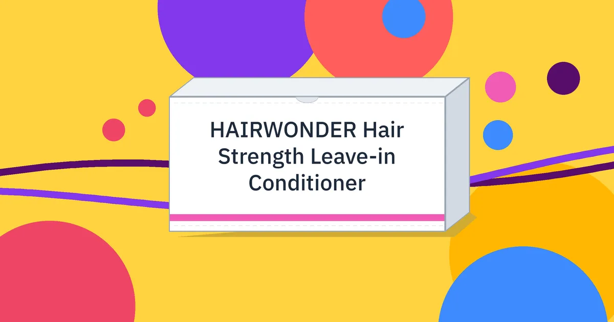Symbolbild: Packung mit der Aufschrift HAIRWONDER Hair Strength Leave-in Conditioner (PZN 19231038) – Verfügbarkeit und Bezug in Apotheken in Frankfurt am Main