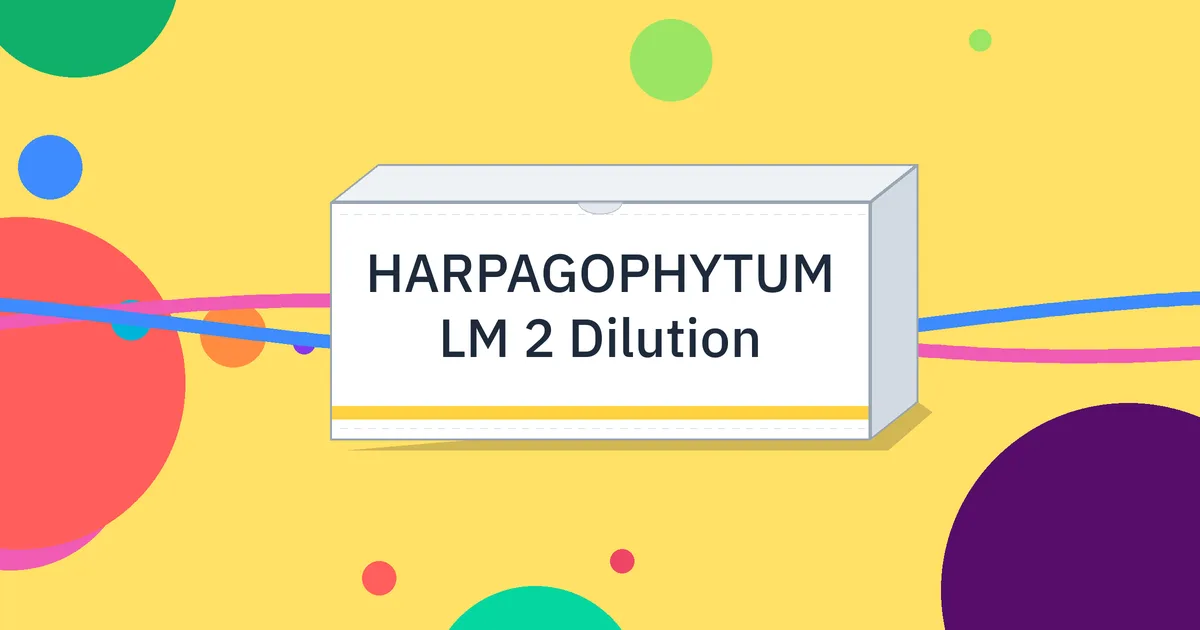 Symbolbild: Packung mit der Aufschrift HARPAGOPHYTUM LM 2 Dilution (PZN 13550570) – Verfügbarkeit und Bezug in Apotheken in Frankfurt am Main