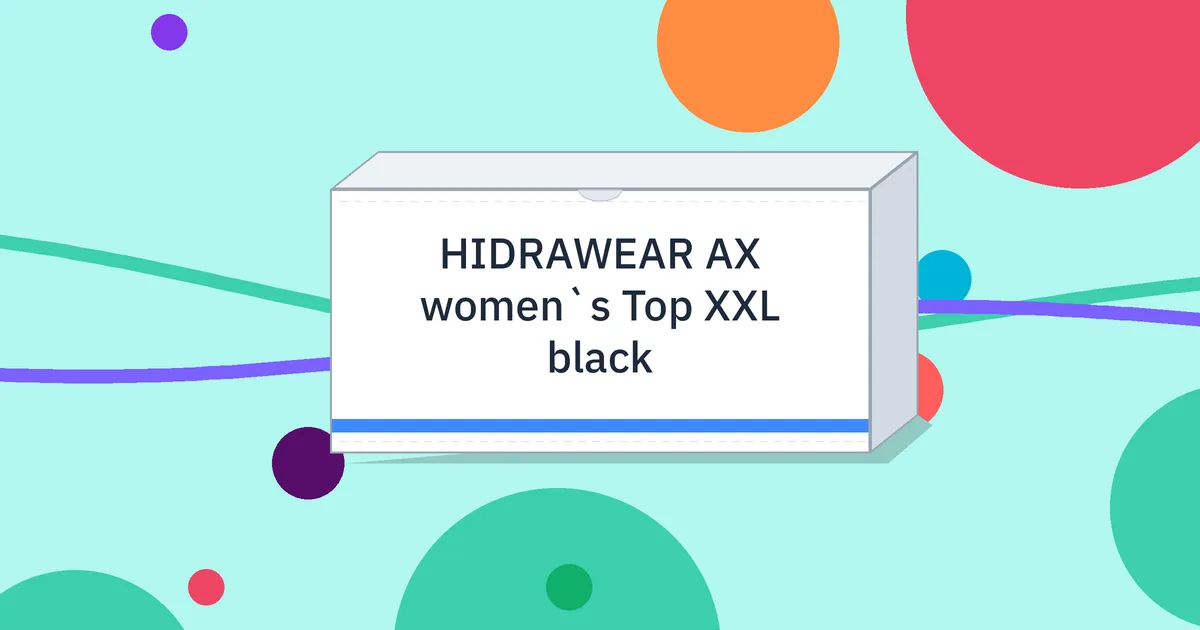 Symbolbild: Packung mit der Aufschrift HIDRAWEAR AX women`s Top XXL black (PZN 17419128) – Verfügbarkeit und Bezug in Apotheken in Frankfurt am Main