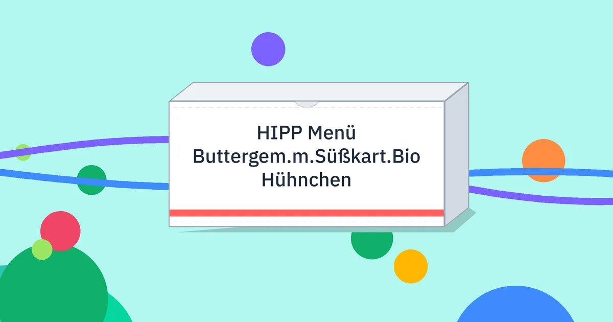 Symbolbild: Packung mit der Aufschrift HIPP Menü Buttergem.m.Süßkart.Bio Hühnchen (PZN 09894476) – Verfügbarkeit und Bezug in Apotheken in Frankfurt am Main