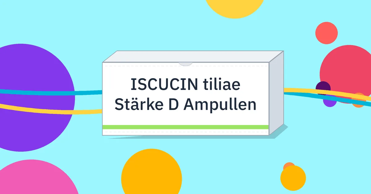 Symbolbild: Packung mit der Aufschrift ISCUCIN tiliae Stärke D Ampullen (PZN 04429533) – Verfügbarkeit und Bezug in Apotheken in Frankfurt am Main