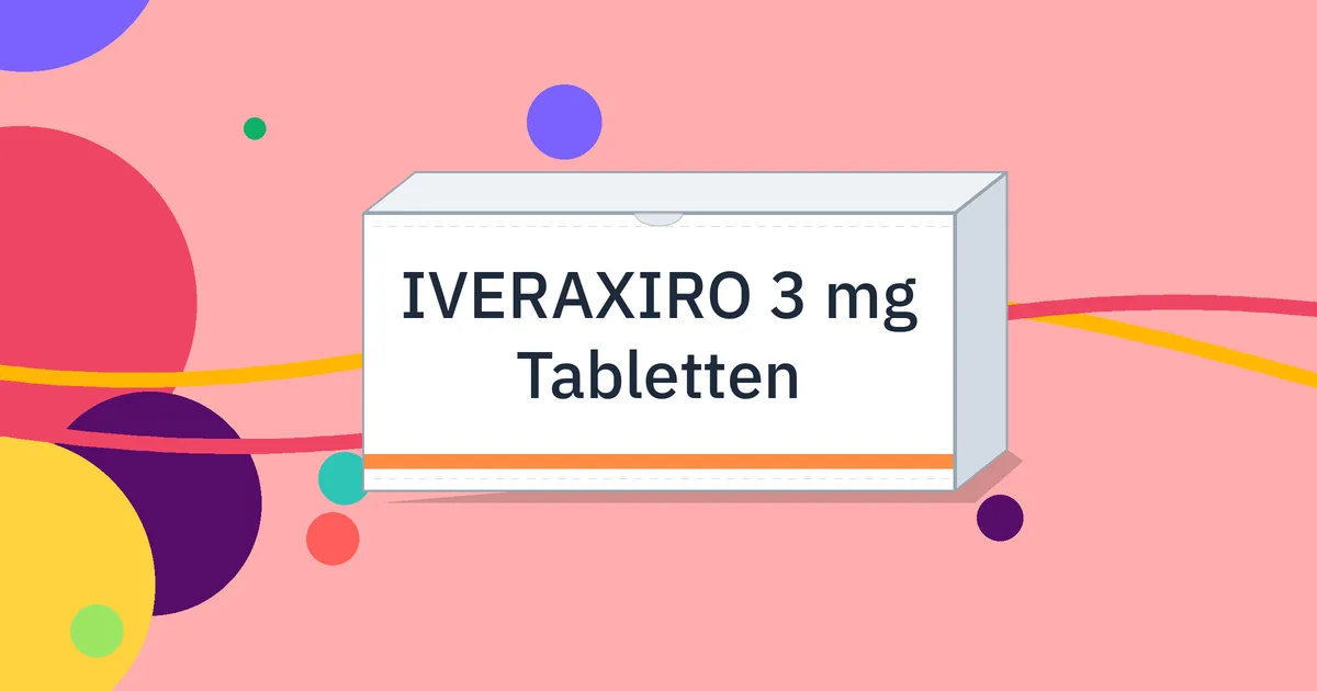 Symbolbild: Packung mit der Aufschrift IVERAXIRO 3 mg Tabletten (PZN 19521440) – Verfügbarkeit und Bezug in Apotheken in Frankfurt am Main