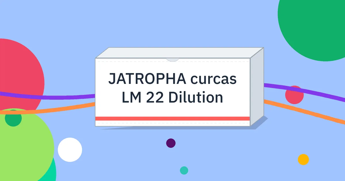 Symbolbild: Packung mit der Aufschrift JATROPHA curcas LM 22 Dilution (PZN 13562455) – Verfügbarkeit und Bezug in Apotheken in Frankfurt am Main